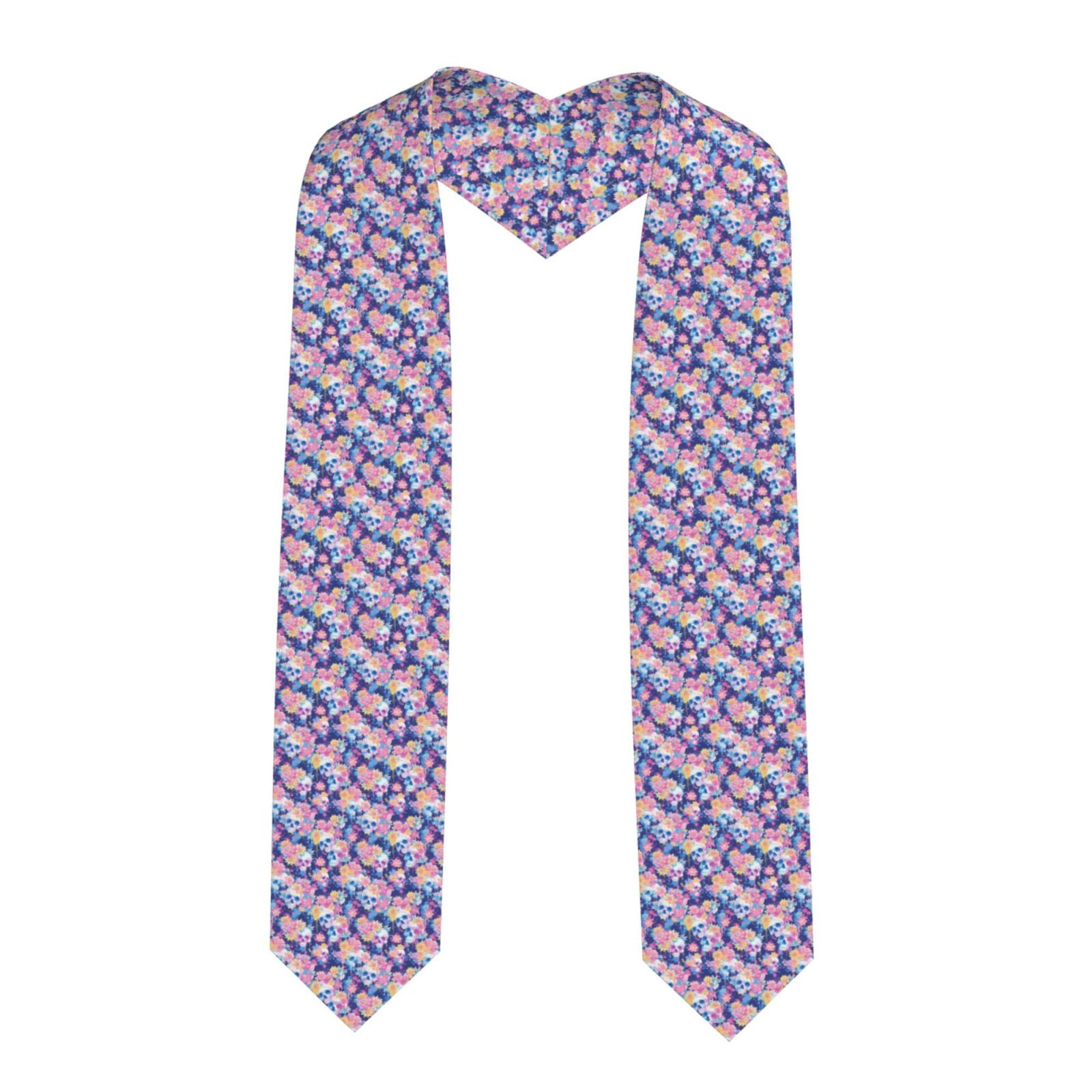 Fuzoiu graffiti style Skull flower Print Graduation Sash,Graduation ...
