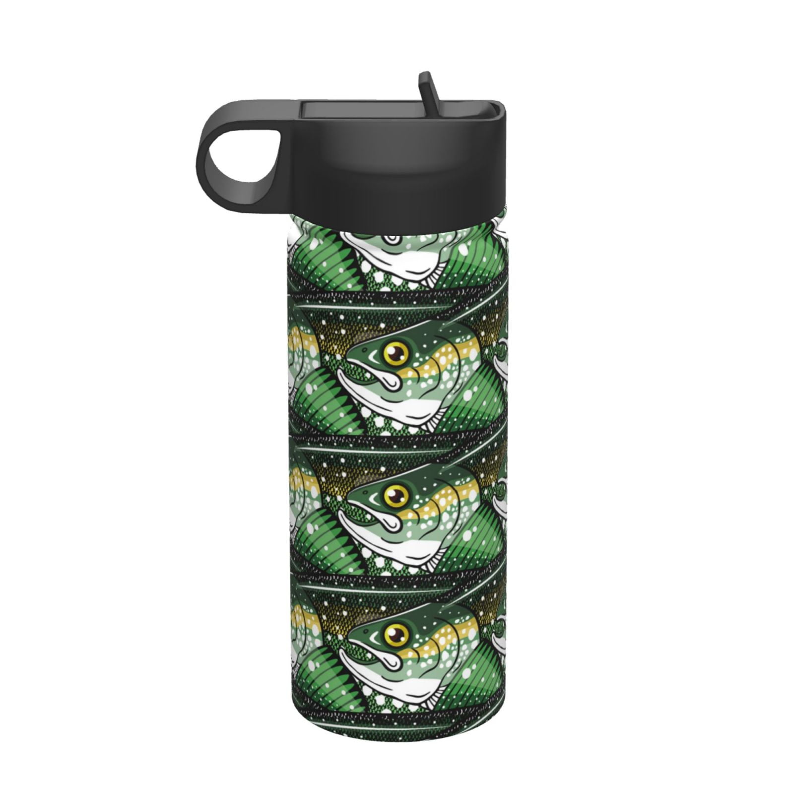 Fuzoiu lake trout Print 18oz Insulated Sports Kettle, Outdoor Sport Gym ...