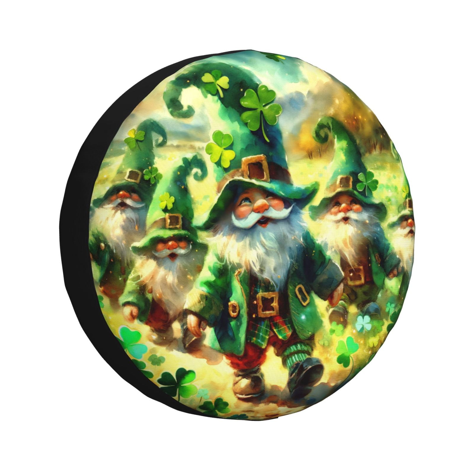 Fuzoiu st. patrick’s day gnomes Print Universal Spare Tire Cover with ...