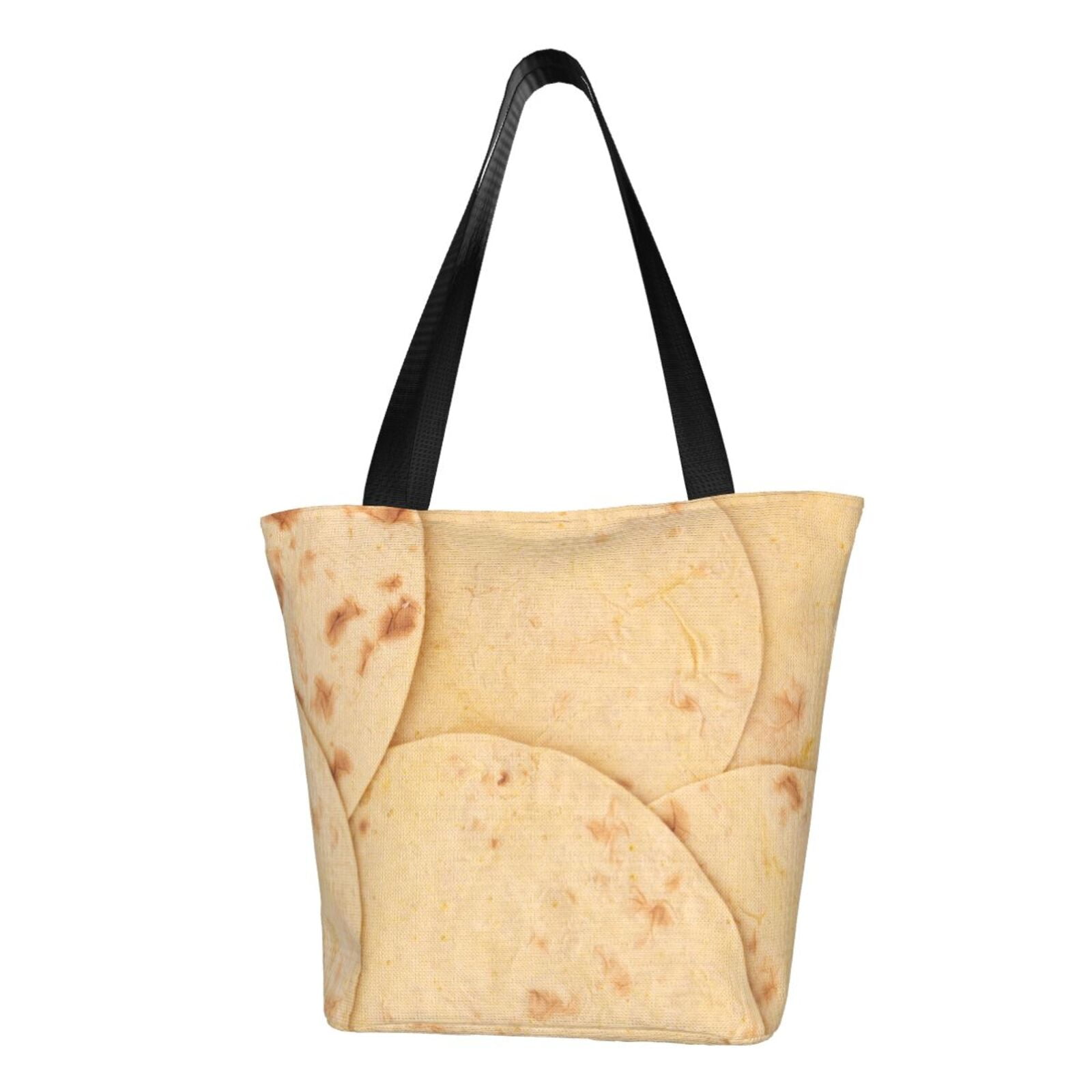 Fuzoiu taco tortilla Print Large Capacity Shoulder Bag for Women,Large ...