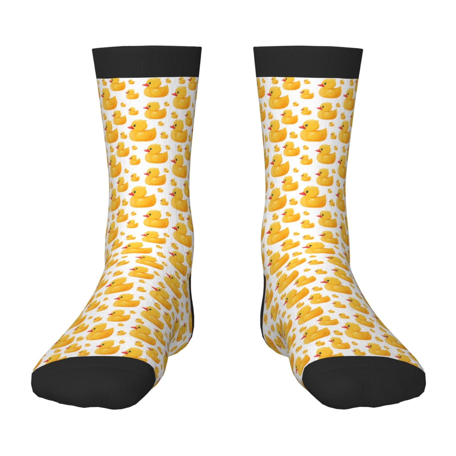 Fuzoiu yellow rubber ducks Print Kids Socks For Boys Girls,Grip Crew ...