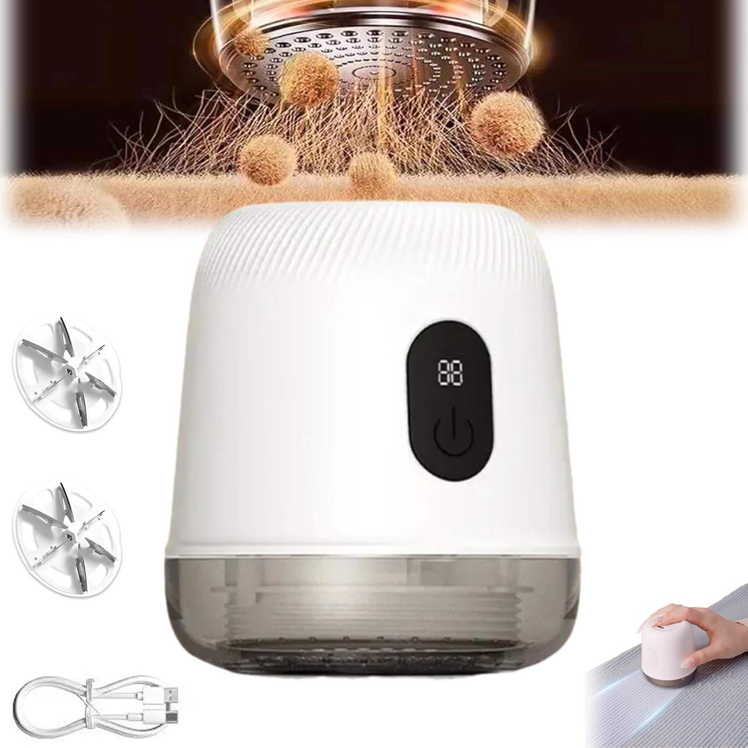 Fuzz Ball Trimmer, Fuzz Ball Remover for Clothes Rechargeable, Portable ...