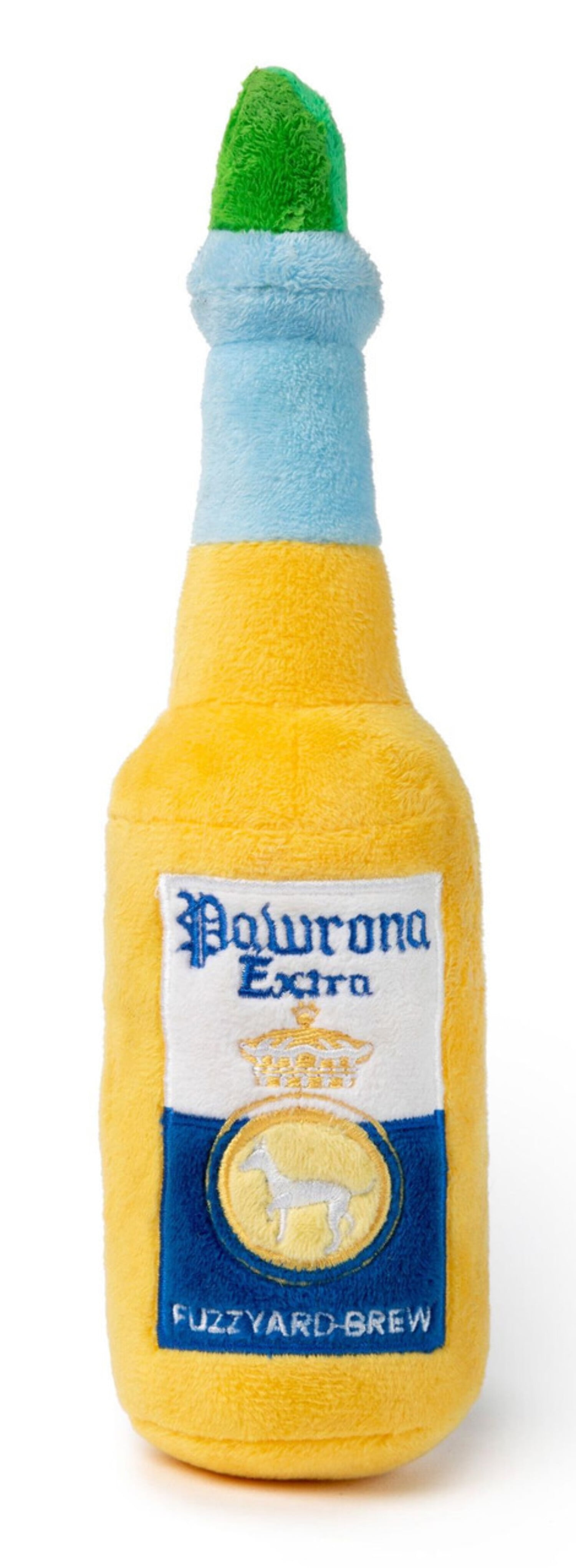 FuzzYard Pawrona Extra Plush Dog Toy - Beer Bottle Design - Walmart.com