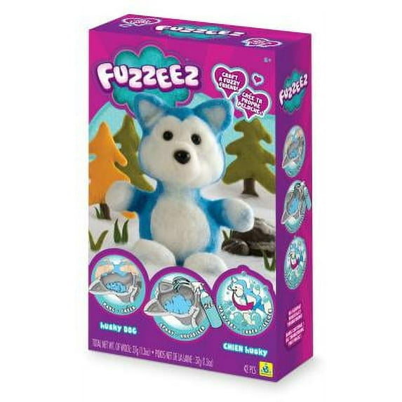 Fuzzeez Felt Kit-Husky Dog - Walmart.com
