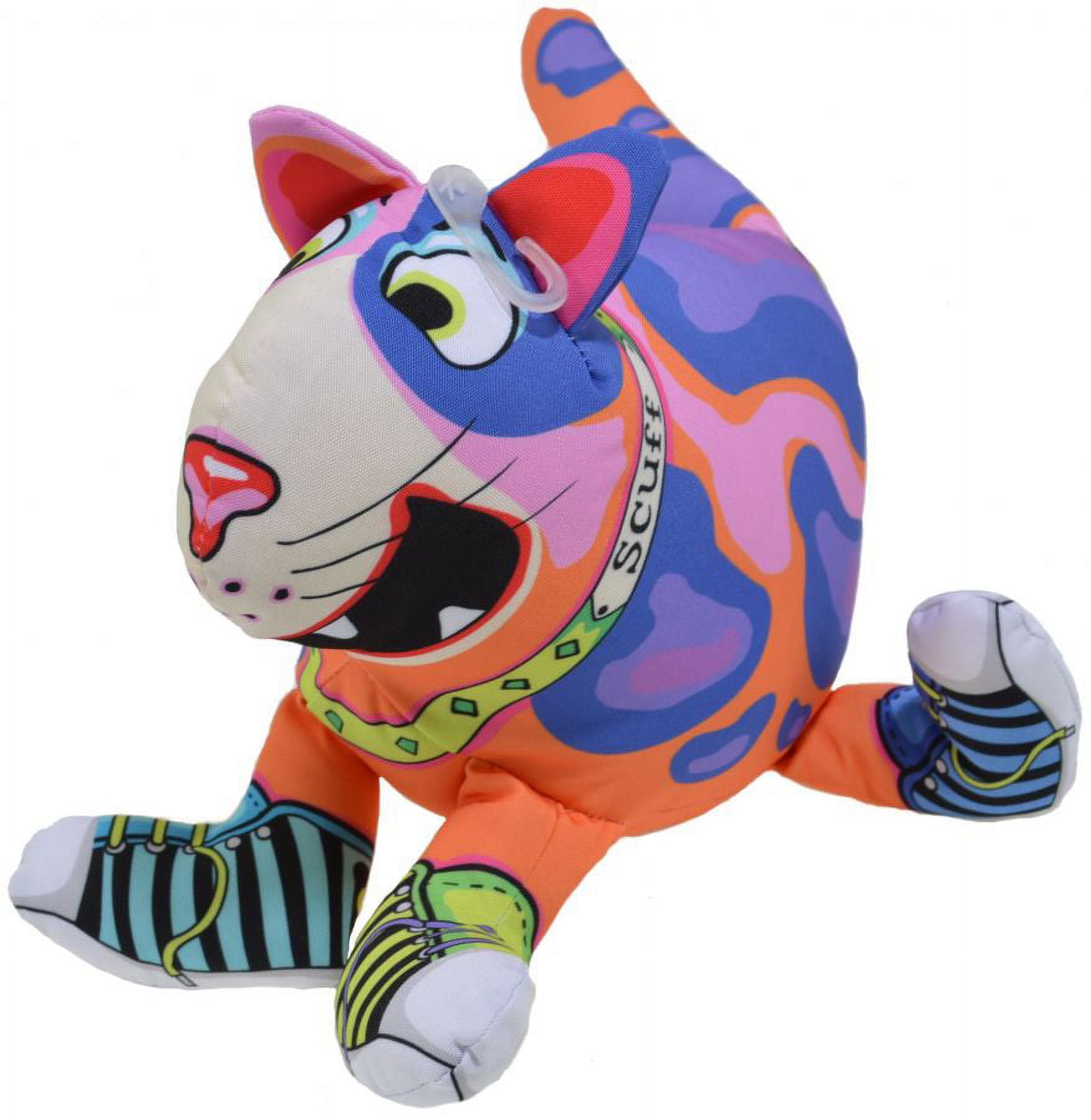 Fuzzu Sneaky Cat Scuff Squeaker Dog Toy - Walmart.com