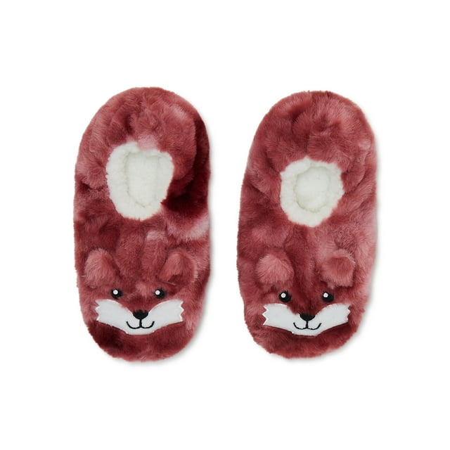 Fuzzy Babba Women's Fox Slipper Socks, 1-Pack - Walmart.com