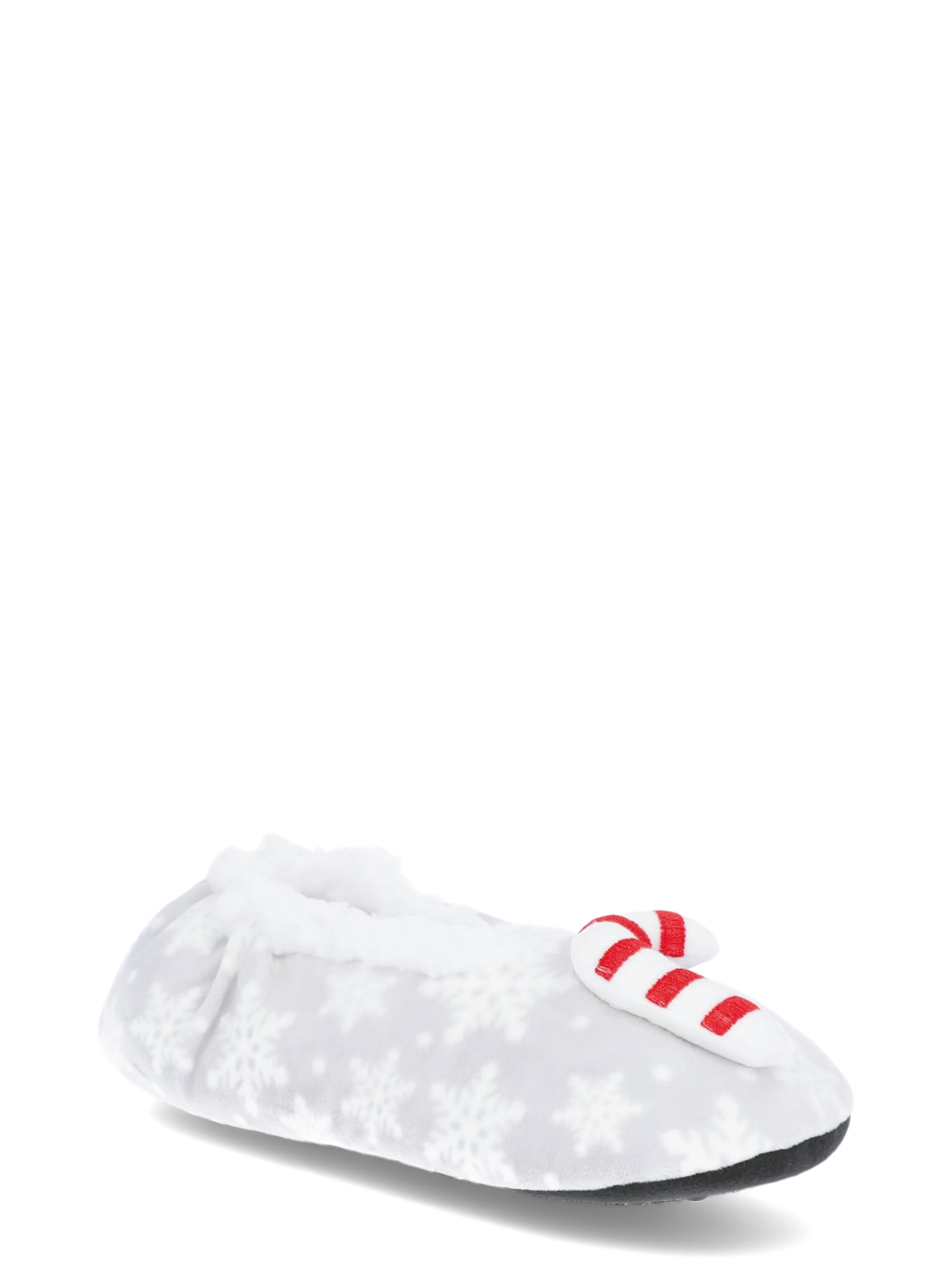 Fuzzy Babba women's Candy Cane Slipper Socks - Warm Sherpa Lining ...