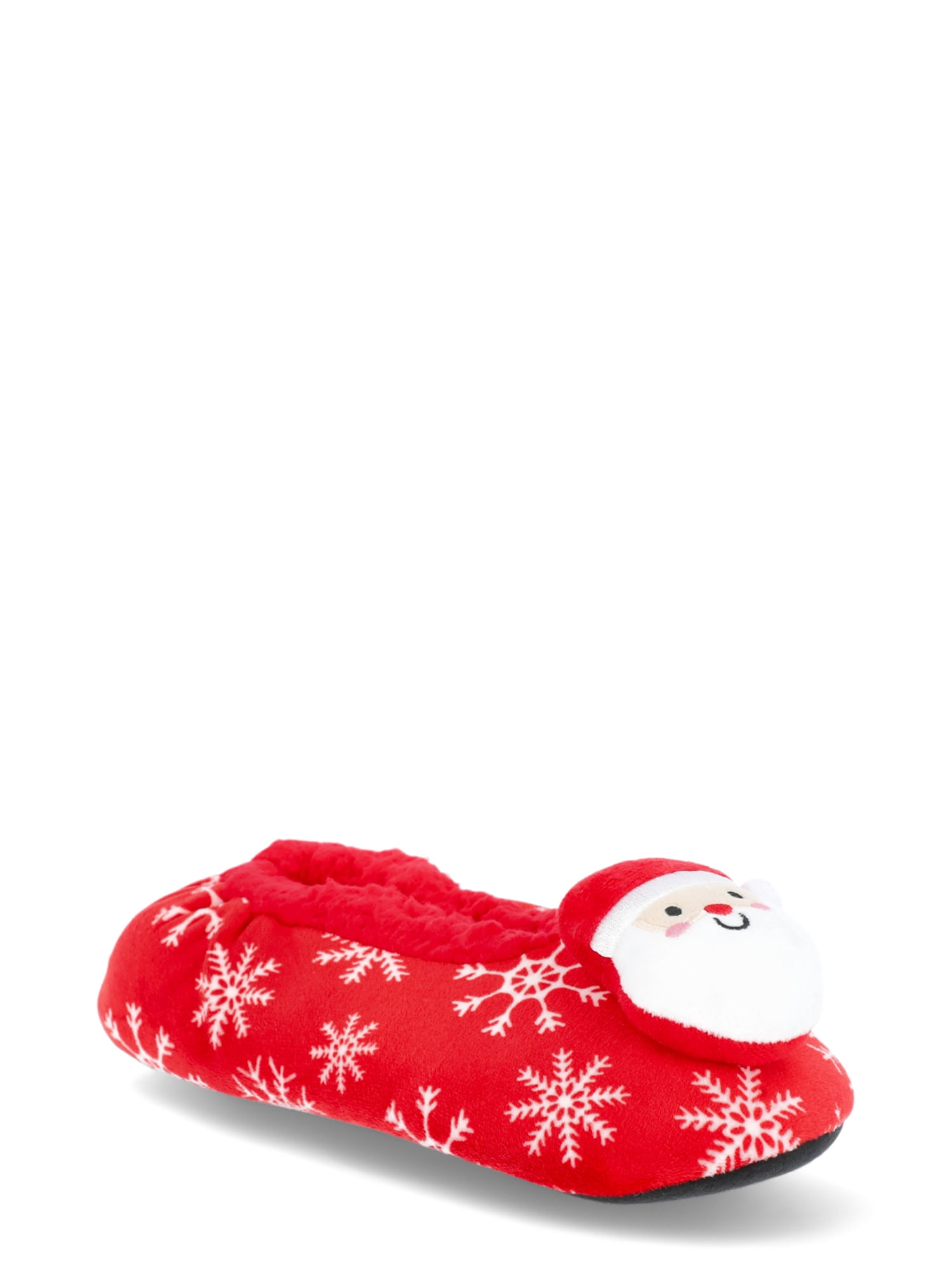 Fuzzy Babba Women's Holiday 3D Santa Slipper Socks, 1-Pack, Size 7-9.5 ...