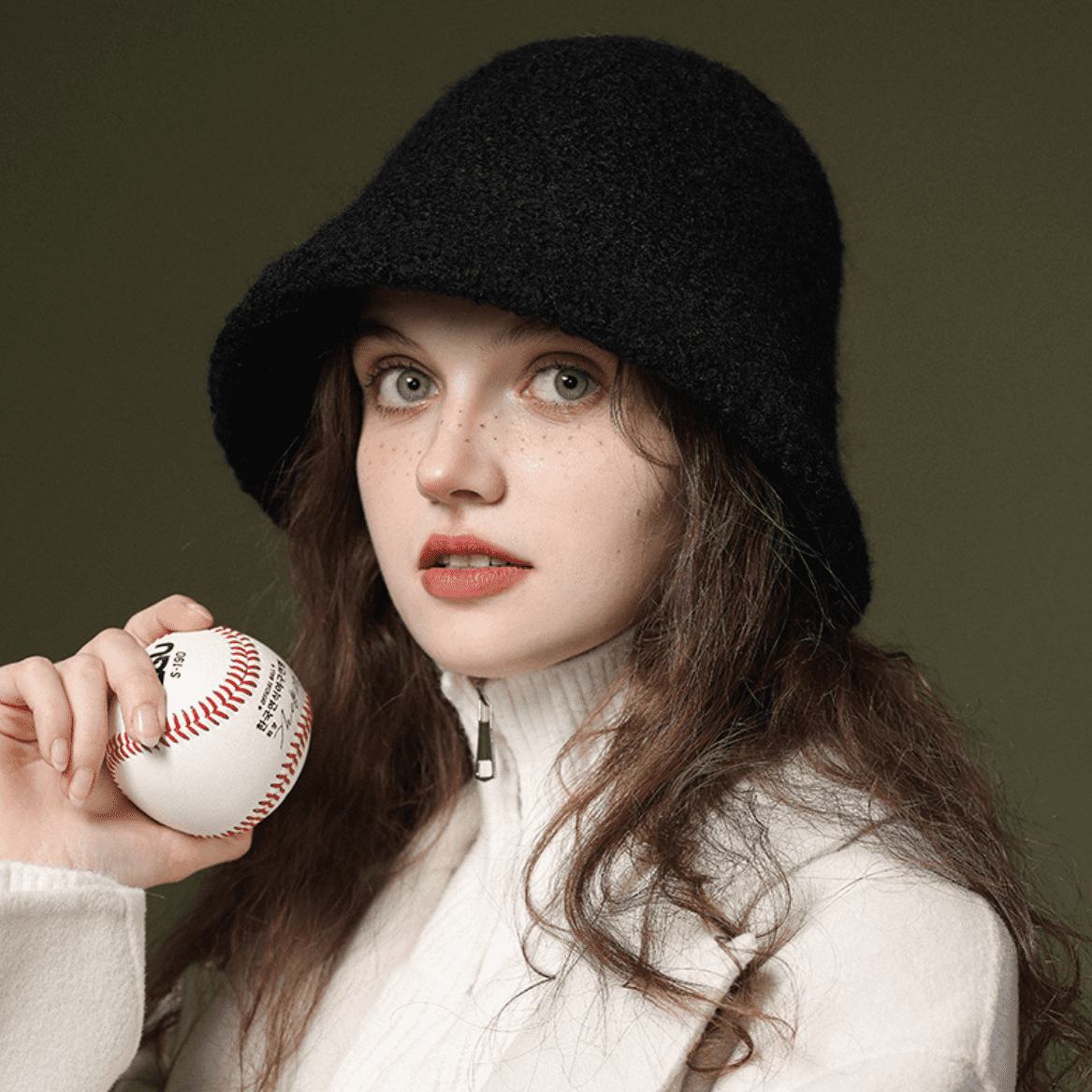Fuzzy Bucket Hat for Women - Winter Plush Faux Fur Bucket Hat - Fluffy ...