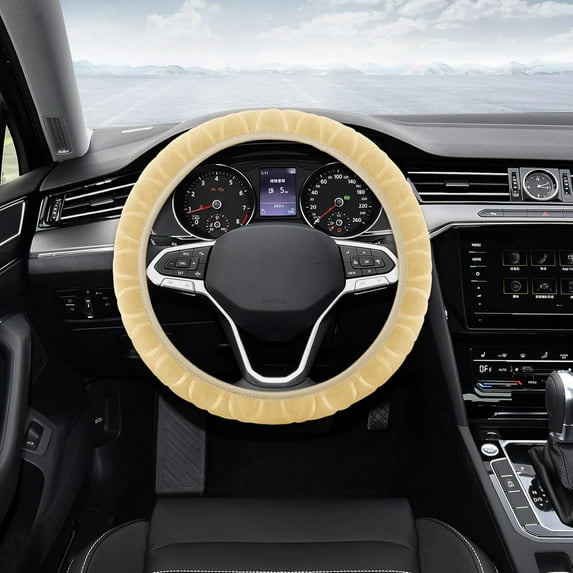Fuzzy Car Steering Wheel Cover, Steering Wheel Cover Women, Comfortable ...