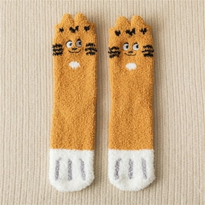 Fuzzy Cat Socks