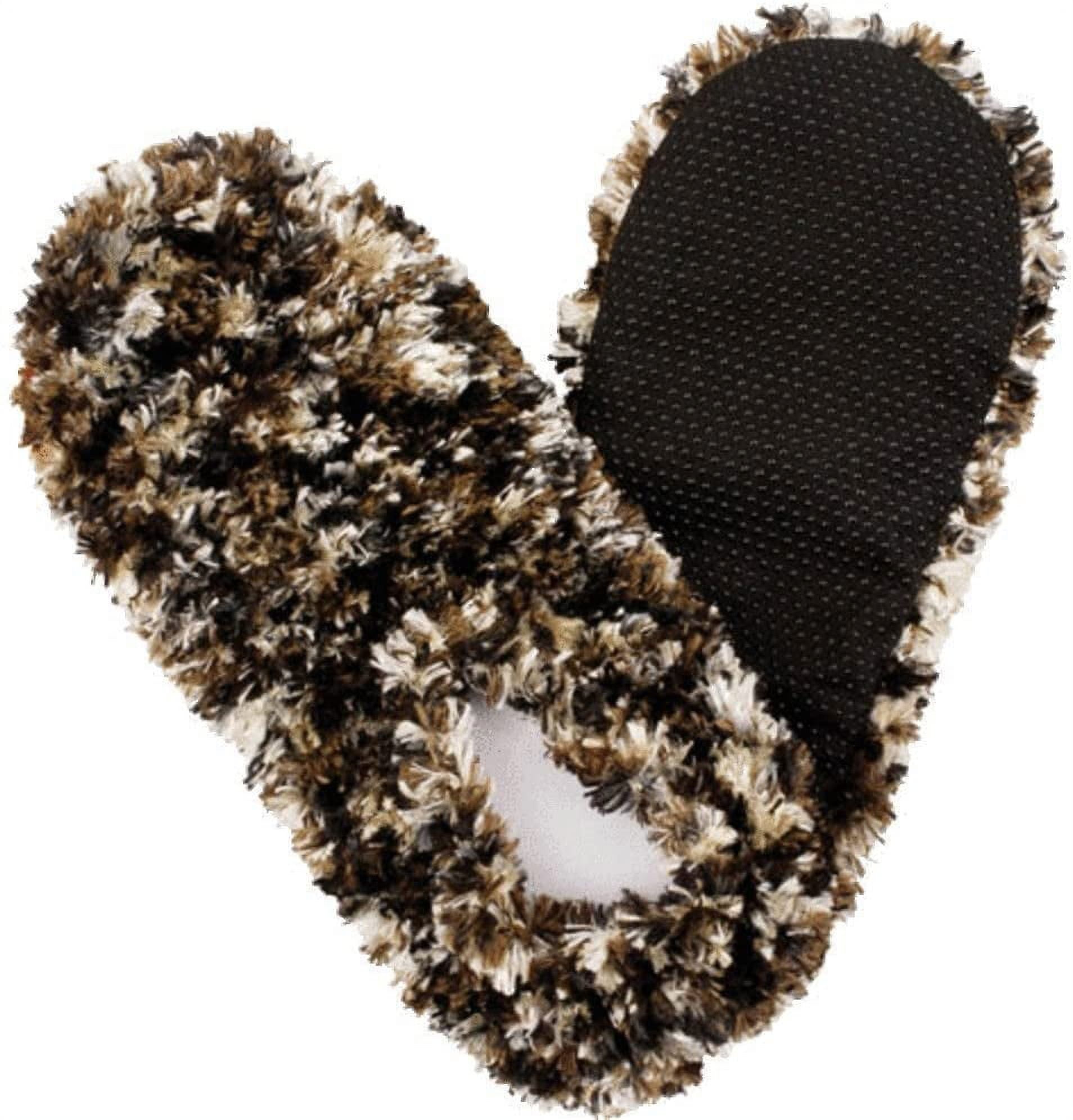 Fuzzy Footies Super Soft Slippers with Slip-Resistant Bottom (Camel ...