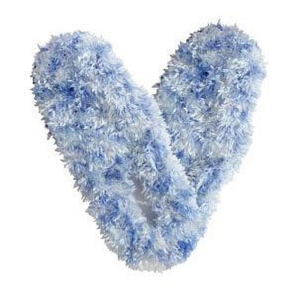 Fuzzy Footies Super Soft Slippers with Slip-Resistant Bottom - Powder ...