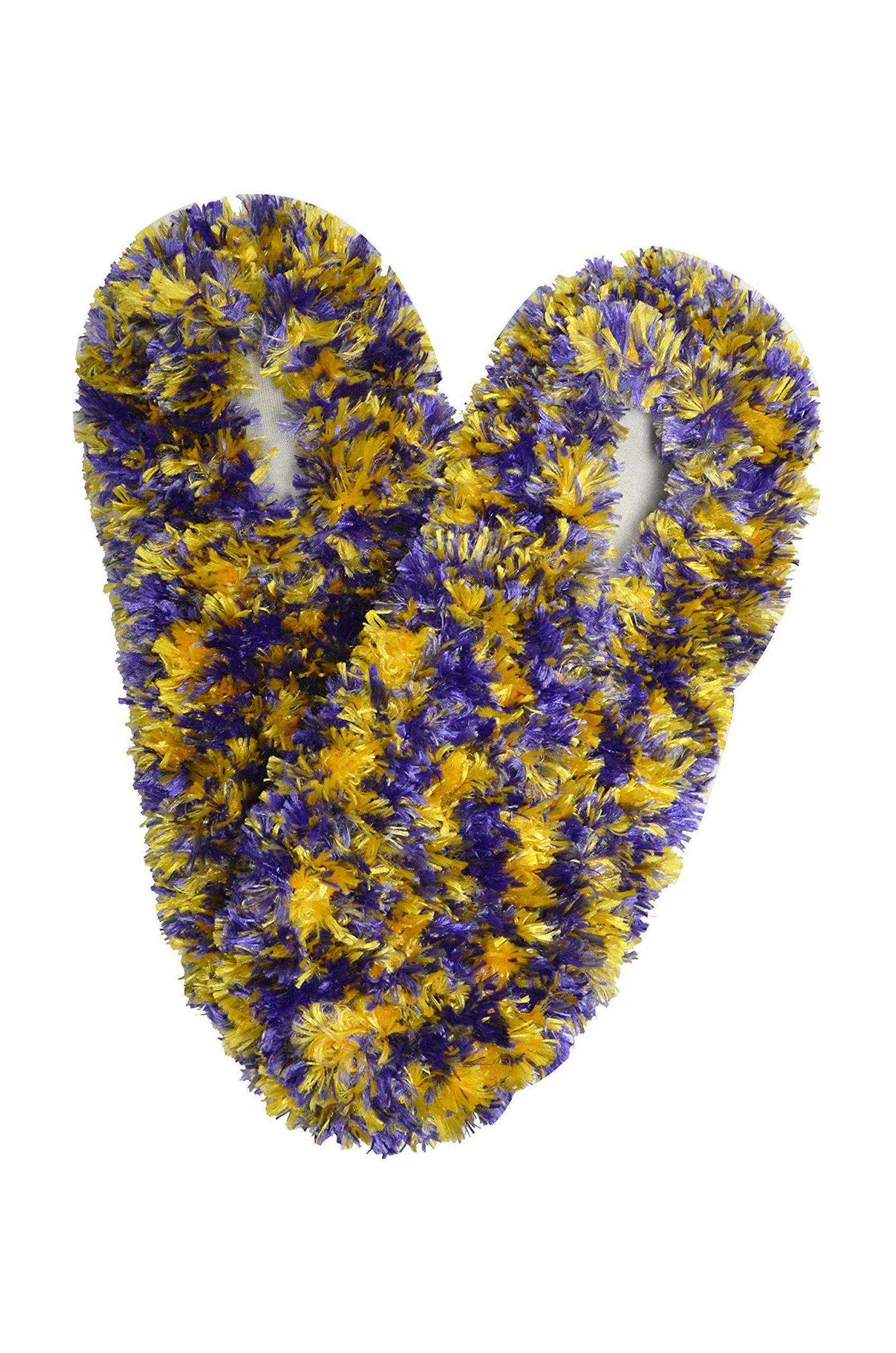 Fuzzy Footies Women's One Size Slip Resistant Polyester Slipper Socks ...