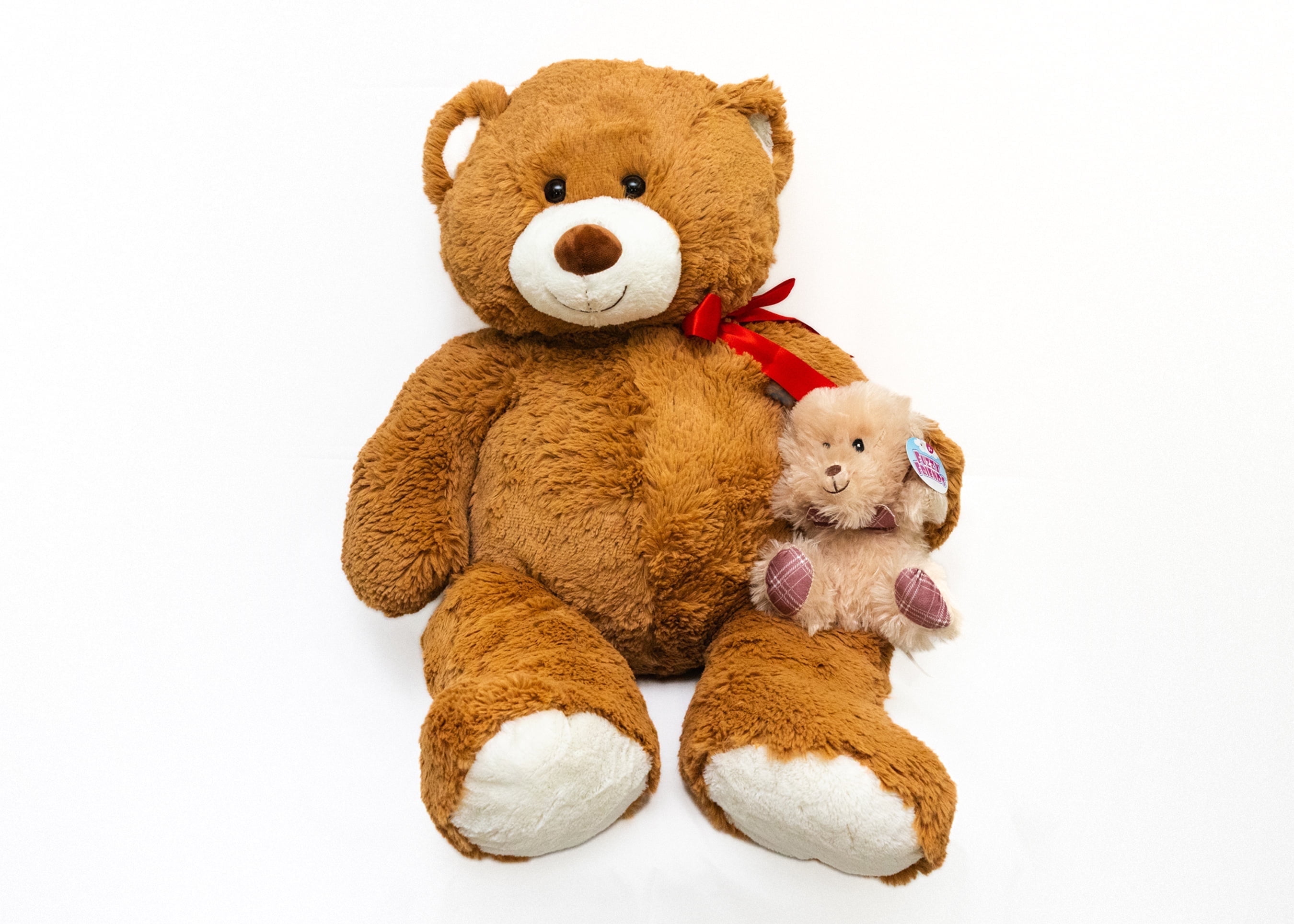 Fuzzy Friends Jumbo 34" Mom and Baby Plush Bears - Perfect Valentine’s ...