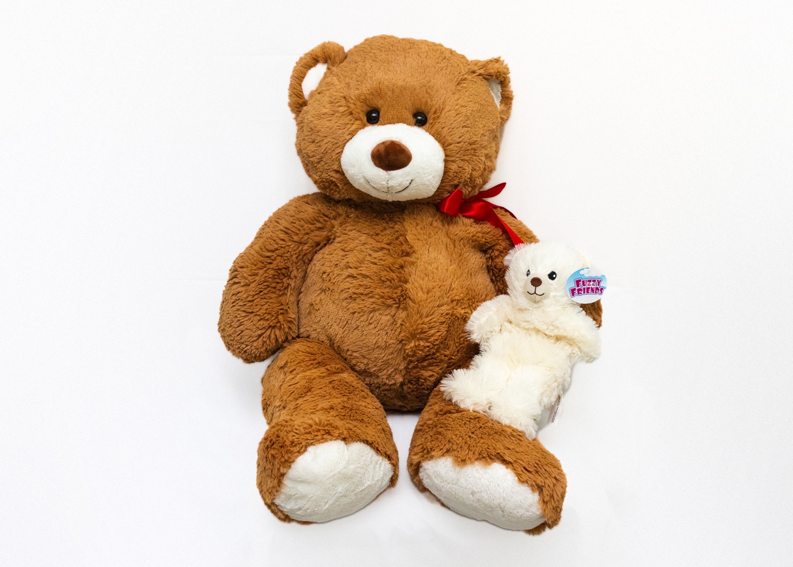 Fuzzy Friends Jumbo 34" Mom and Baby Plush Bears - Perfect Valentine’s ...