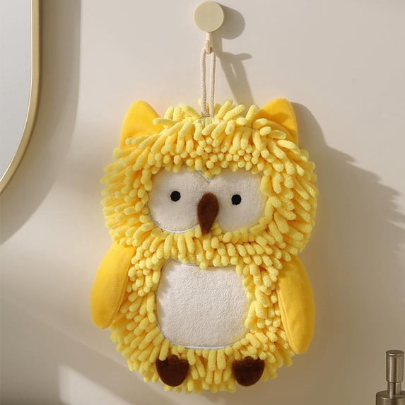 Fuzzy Hand Towel Super Soft Chenille Bath & Kitchen Towels, Absorbent ...