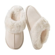 Women's Slipper Memory Foam Fluffy Soft Warm Slip On House Slippers ...