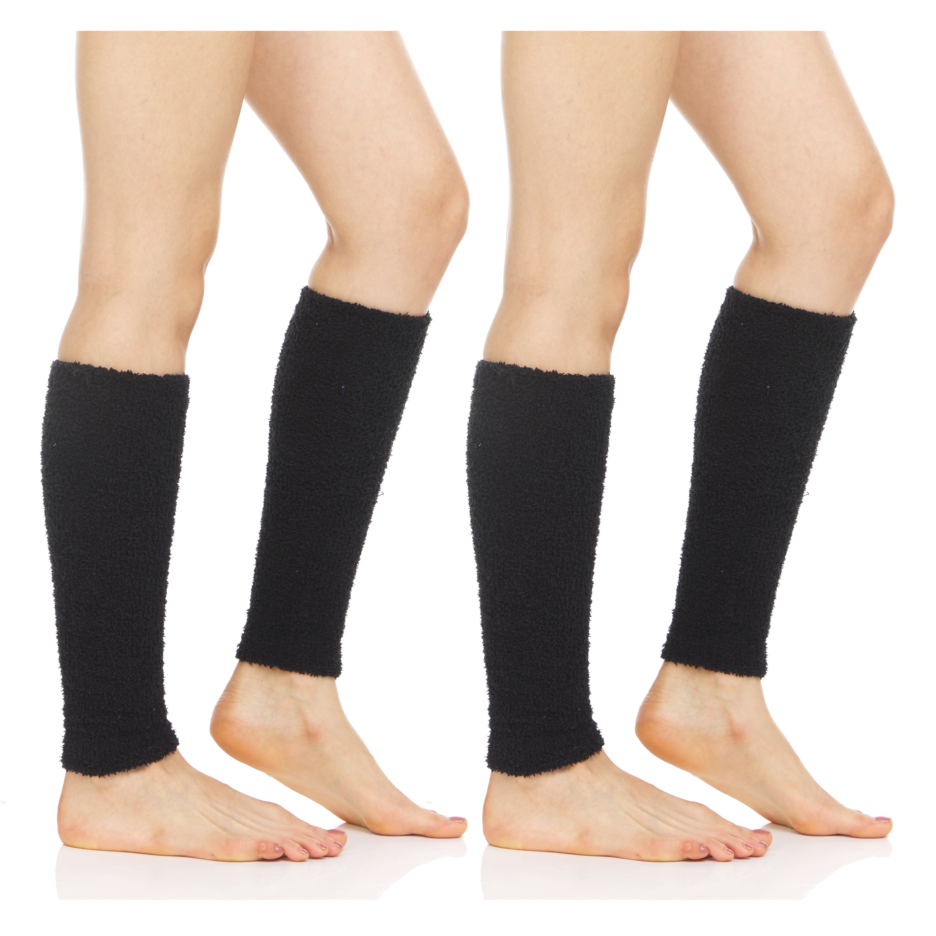 Fuzzy Leg Warmers for Women 80’s Super Long Fluffy Plush for Winter ...