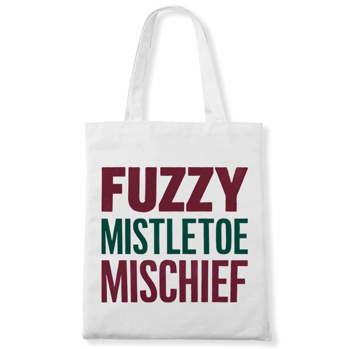 Fuzzy Mistletoe Mischief Sermon Church Jesus Christ Preacher Canvas Bag ...