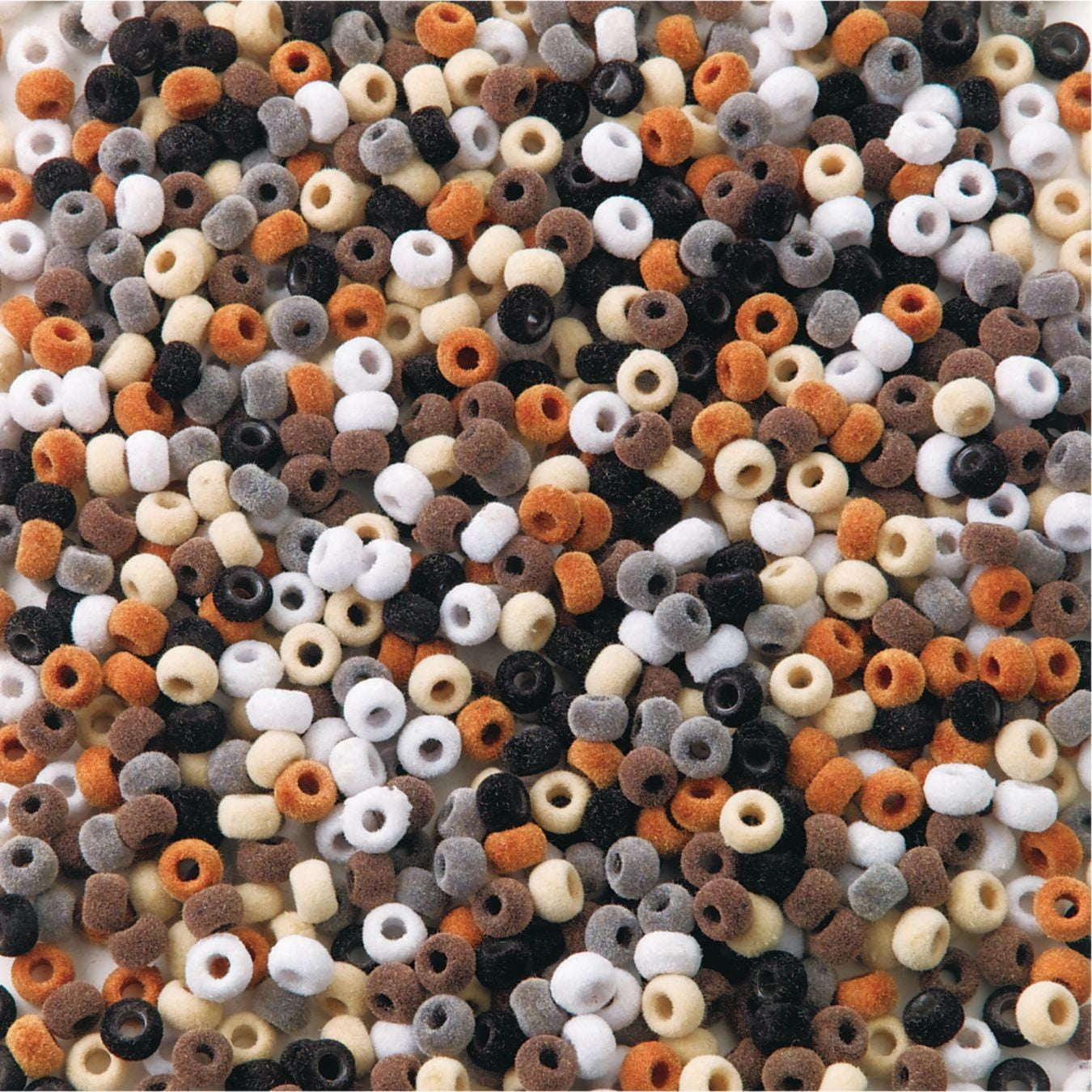 Fuzzy Pony Beads Assortment, Natural Colors - Walmart.com