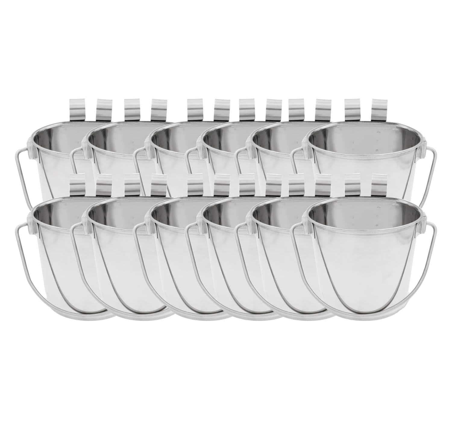 Fuzzy Puppy Flat Sided TMA2 Pail with Dual Hooks, Snugly Fit On Dog ...