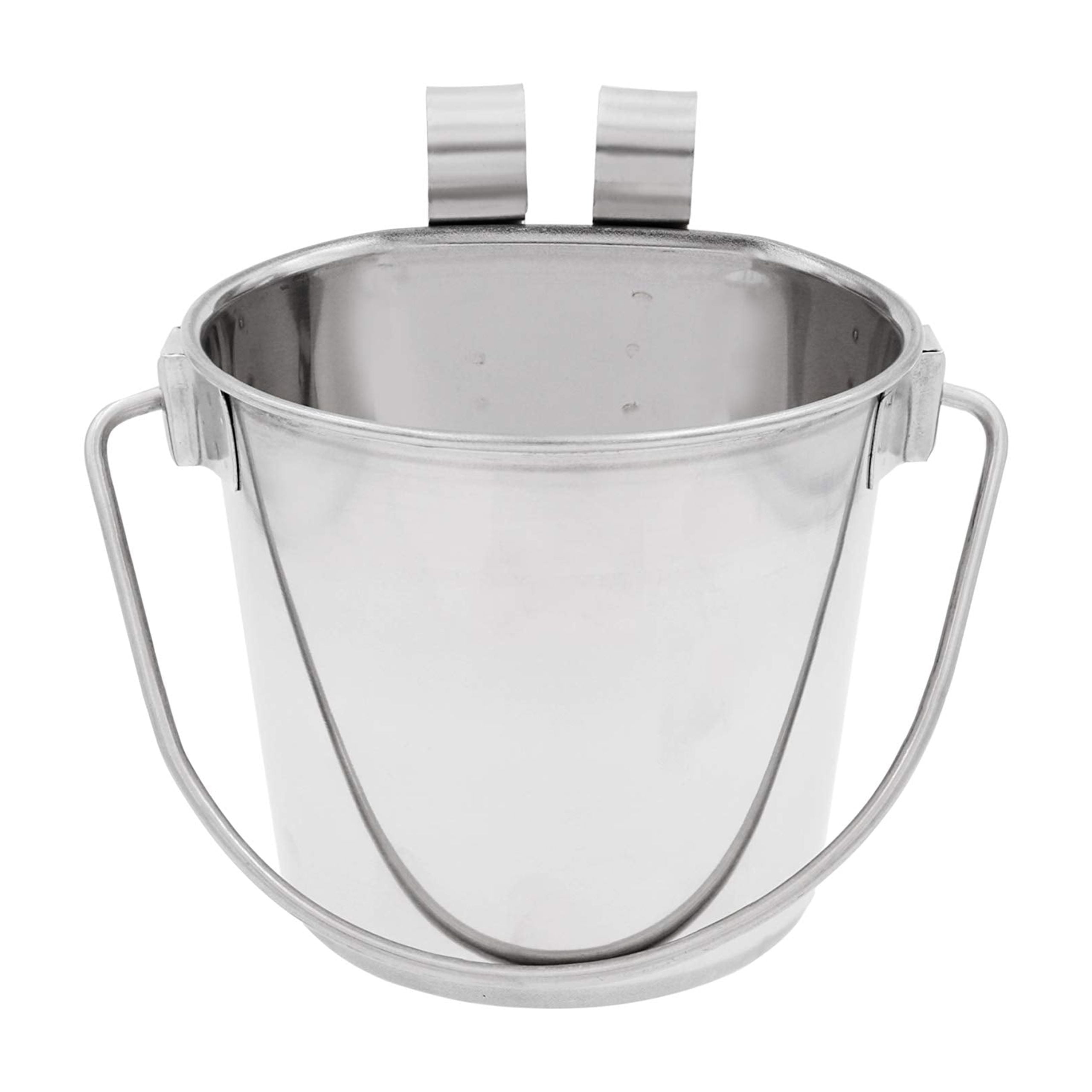 Fuzzy Puppy Pet Products XEF1 Flat Sided Pail with Dual Hooks, Snugly ...