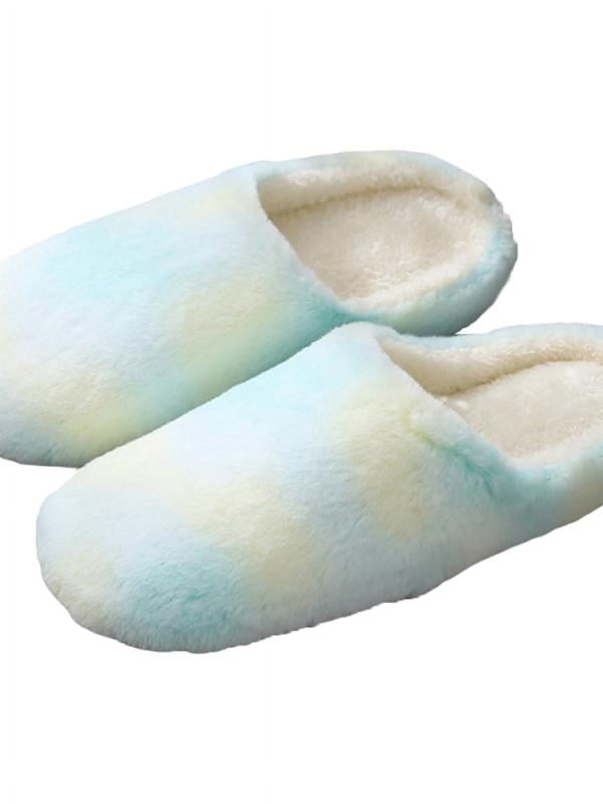 Fuzzy Slippers for Women, Washable Slip-Ons - Walmart.com