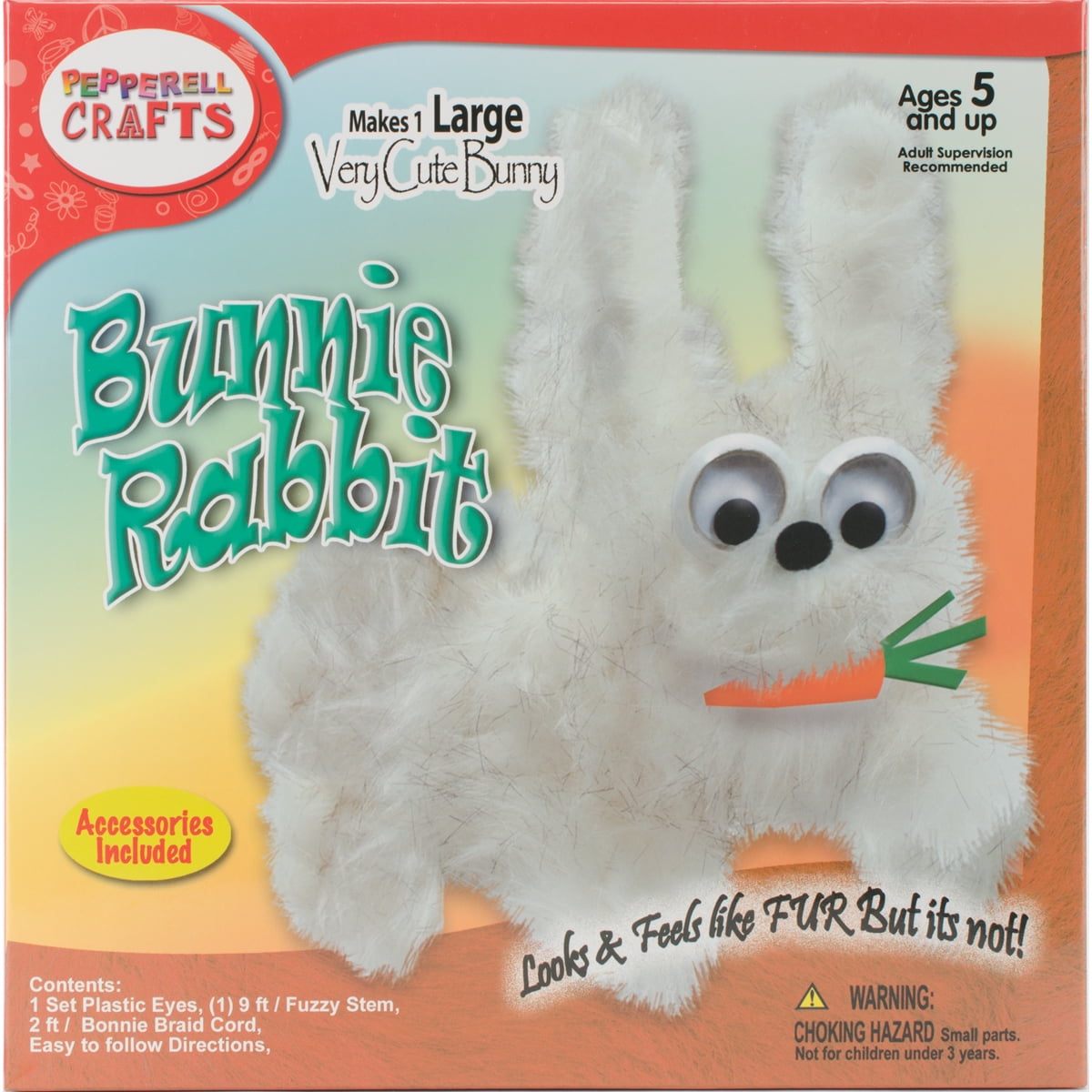 Fuzzy Stem Kit - Bunnie Rabbit - Walmart.com