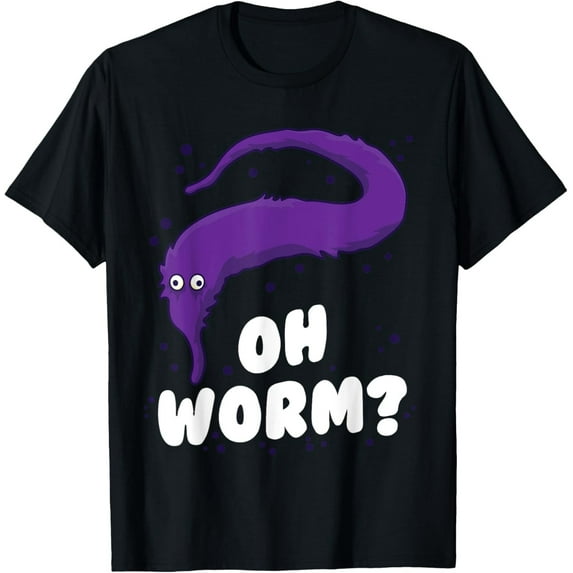 Fuzzy Worm on a String Shirt – Fun Gift for Teens & Gen Z Girls Meme ...