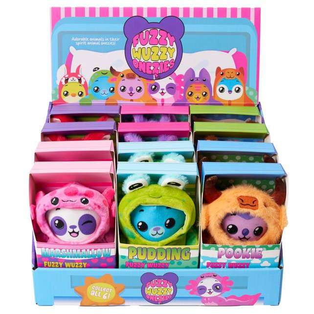 Fuzzy Wuzzy Onezy Series 1 Mini Plush Box (12 Packs) - Walmart.com
