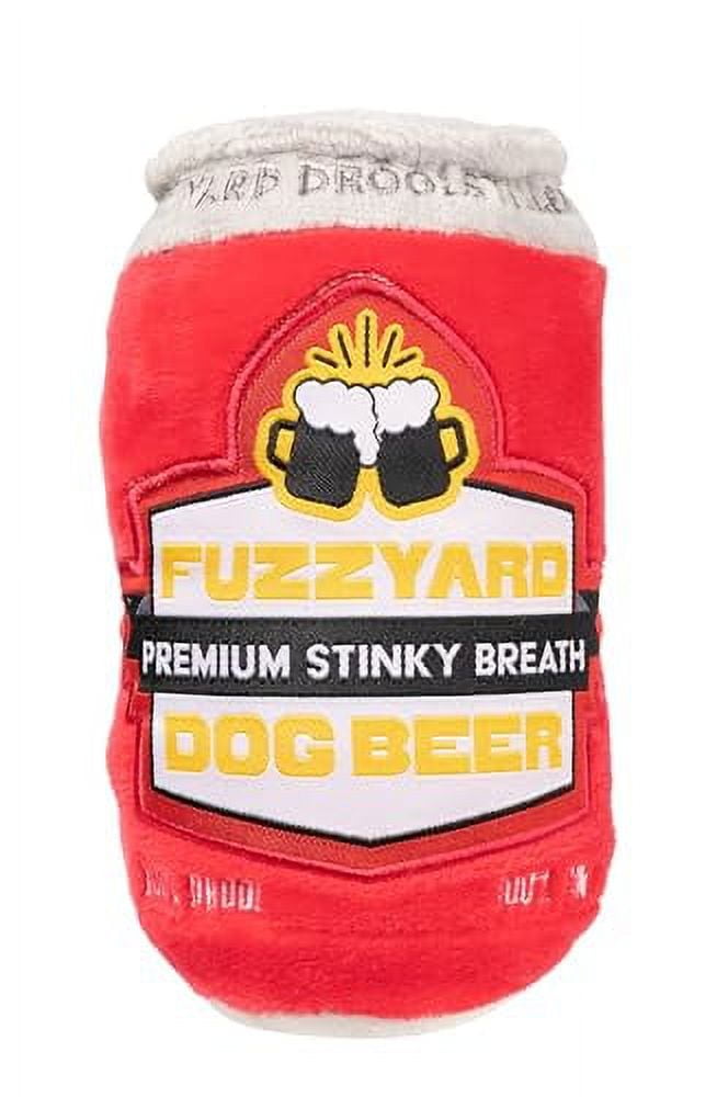 Fuzzyard Assorted Beer Bottle Can Plush Dog Toy with Squeaker (Dog Beer ...