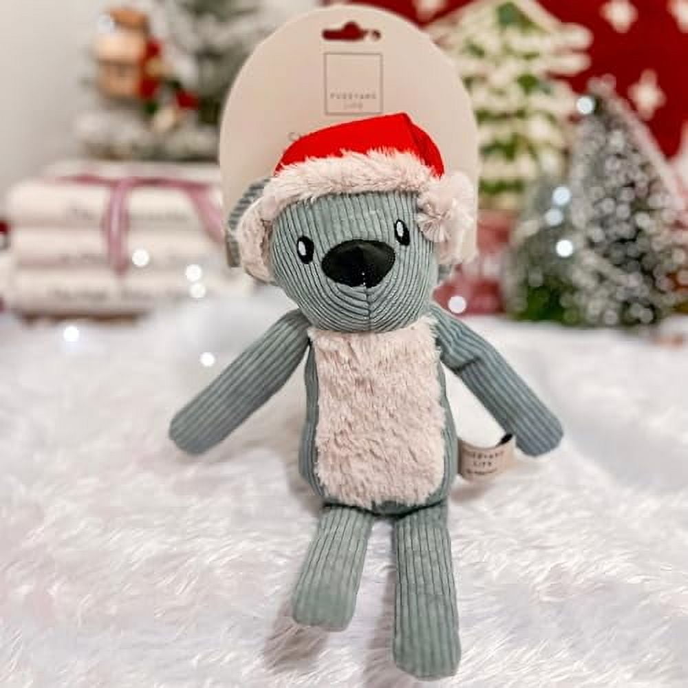 Fuzzyard Life Corduroy Christmas Dog Toy Assorted Characters for Small ...