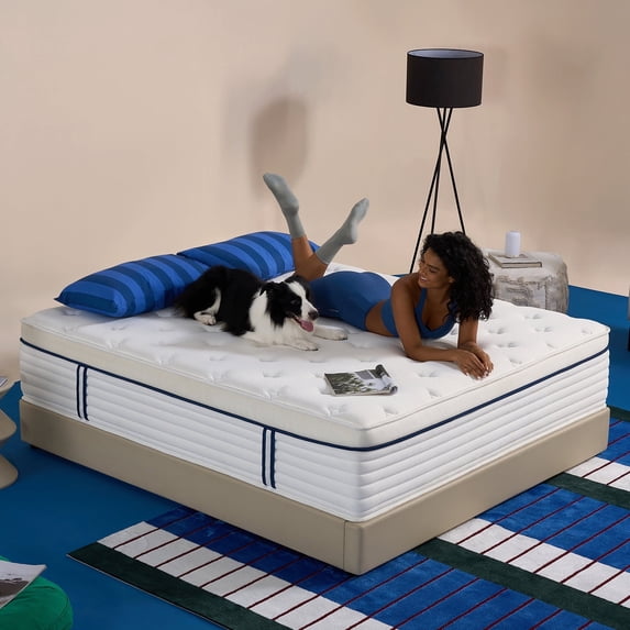 Fvbeaya 12 Inch Twin Hybrid Mattress with Memory Foam and Individual ...