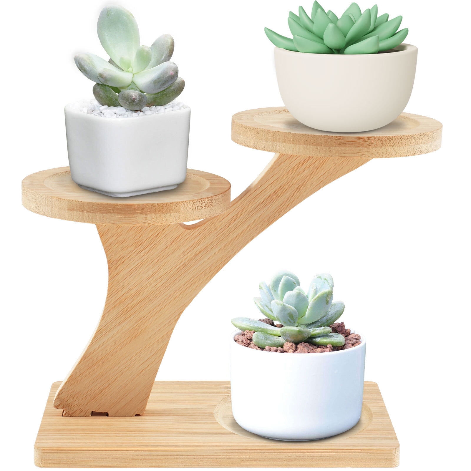 Fvkrnyz Tabletop Plant Stands for Multiple Plants,Mini Plant Stand ...