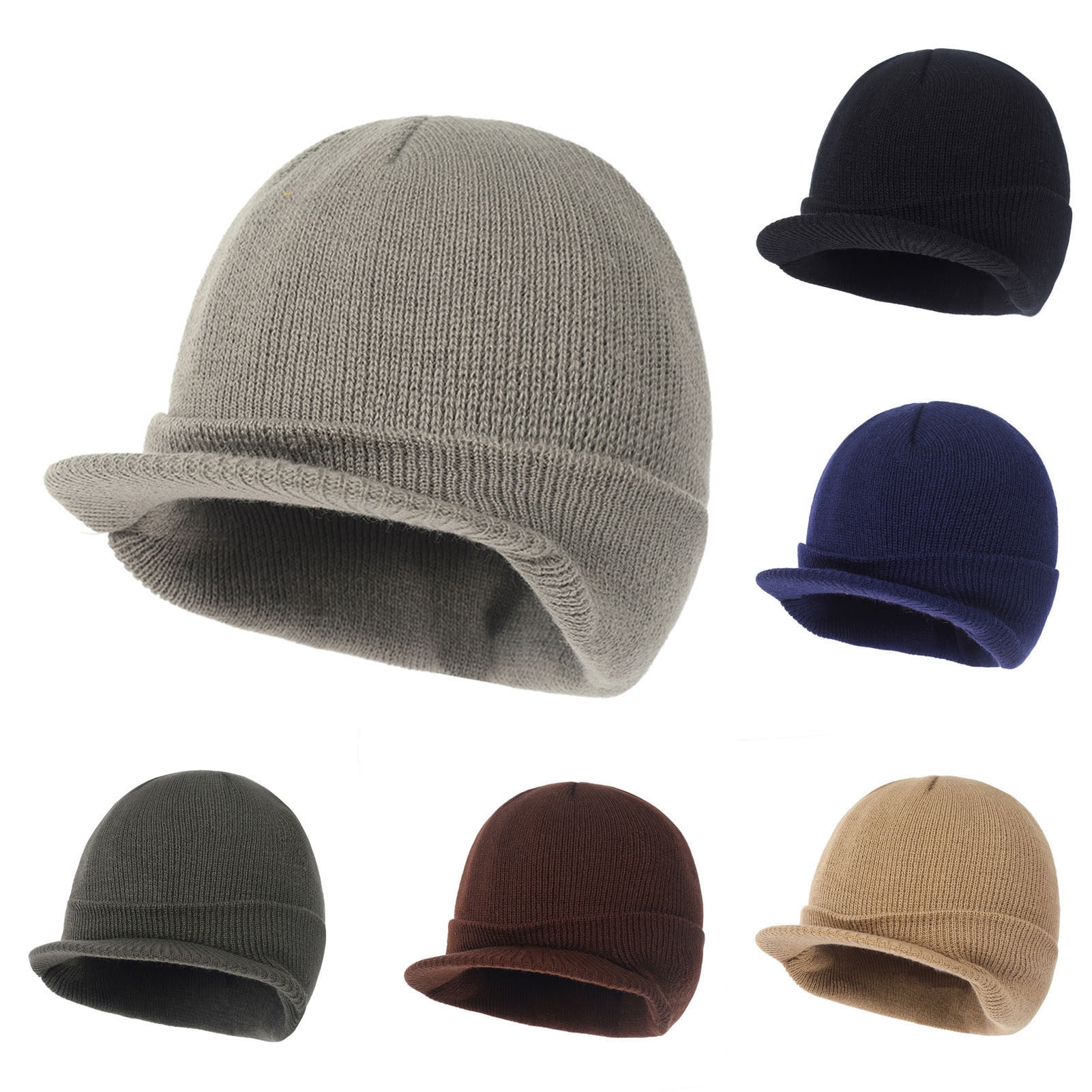 Fvsianol Cold Weather Thermal Hat Short Brim Hat Women Winter Fall Hat ...
