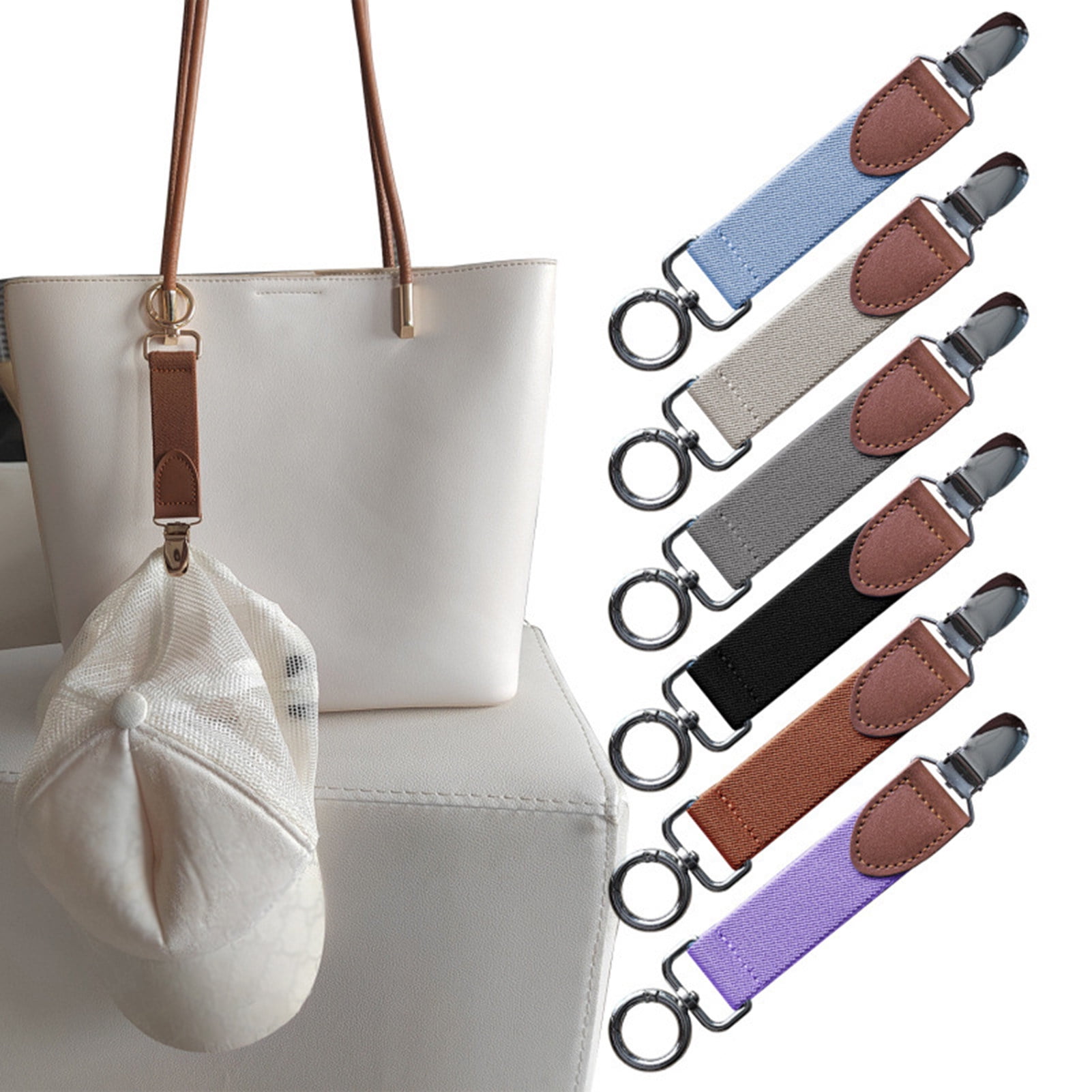 Fvsianol Hat Clip Bag Hat Clip Wide Rope Metal Buckle Hat Clip Hands ...
