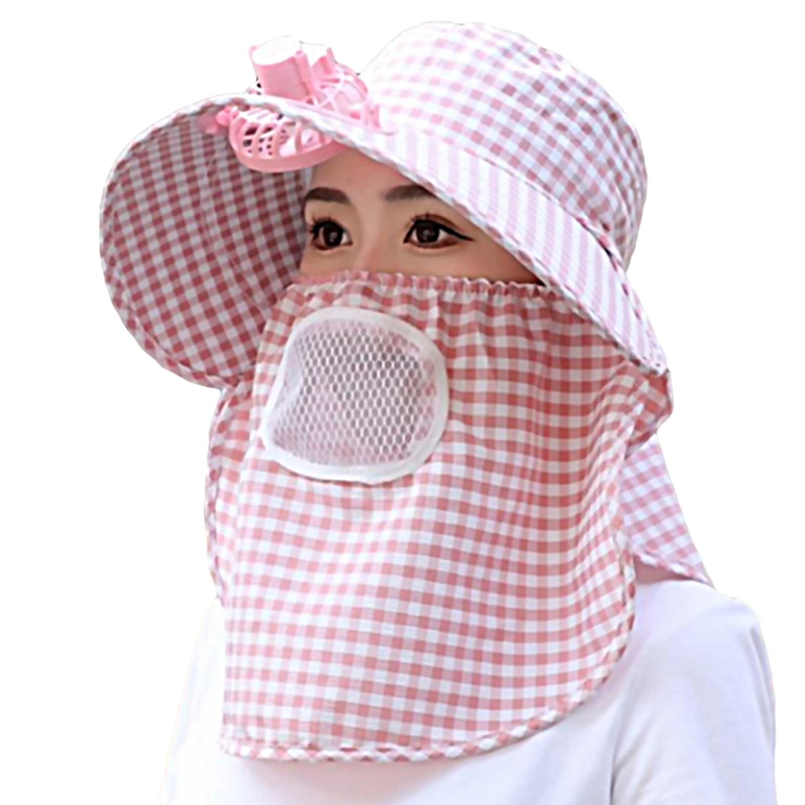 Fvsianol Rechargeable Hat Full face Protection Hat Unisex Hat with Face ...