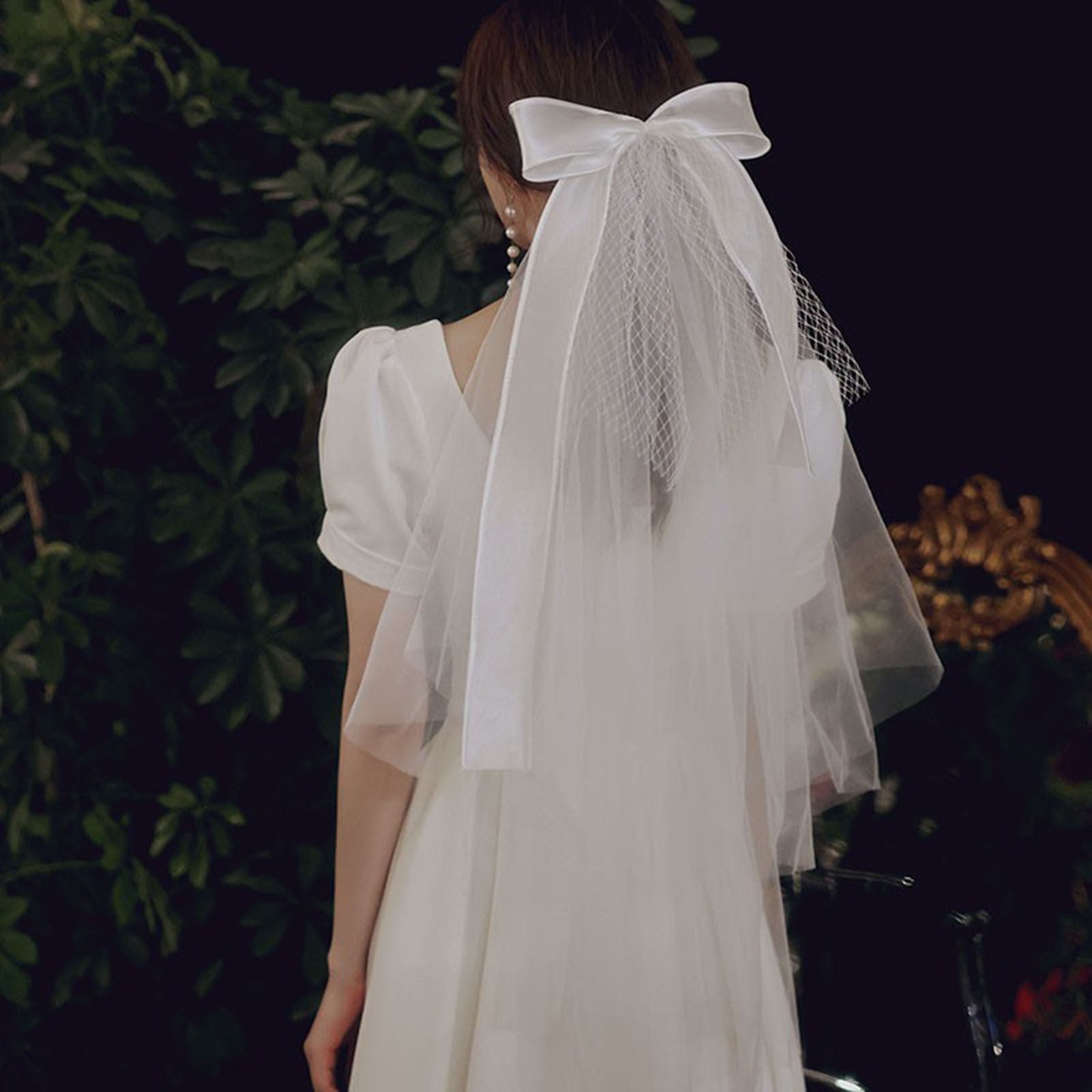 Fvsianol Wedding Veil White Wedding Veil Bridal Wedding Multi layered ...