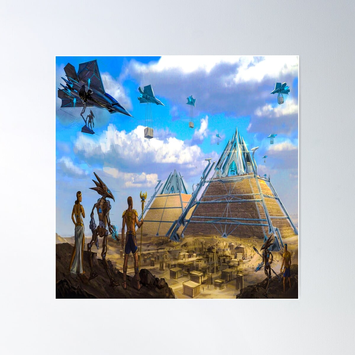 Fwc 1935 Aliens Poster Wall Art, Modern Wall Decor For Living Room ...