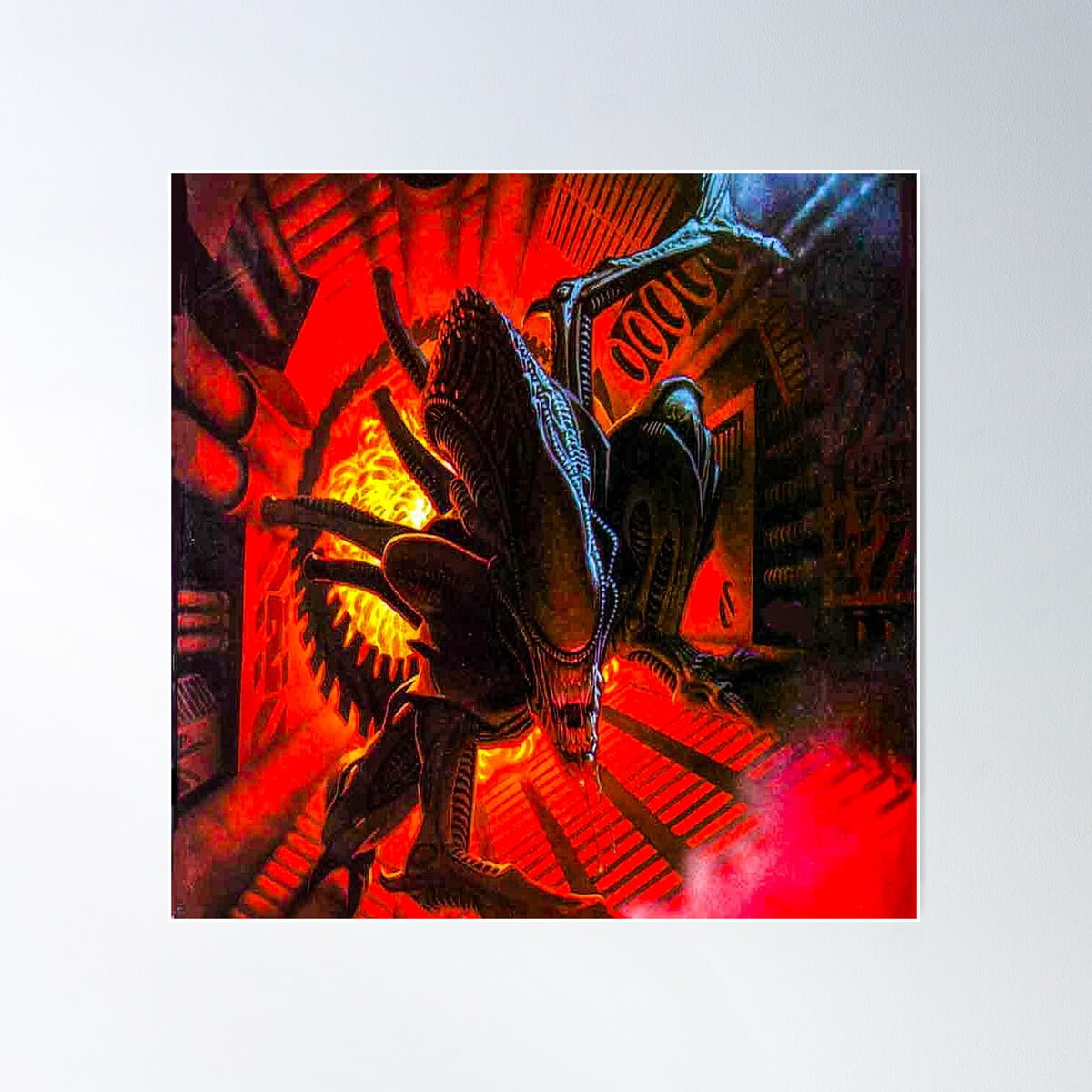 Fwc 2119 Aliens Poster Wall Art, Modern Wall Decor For Living Room ...