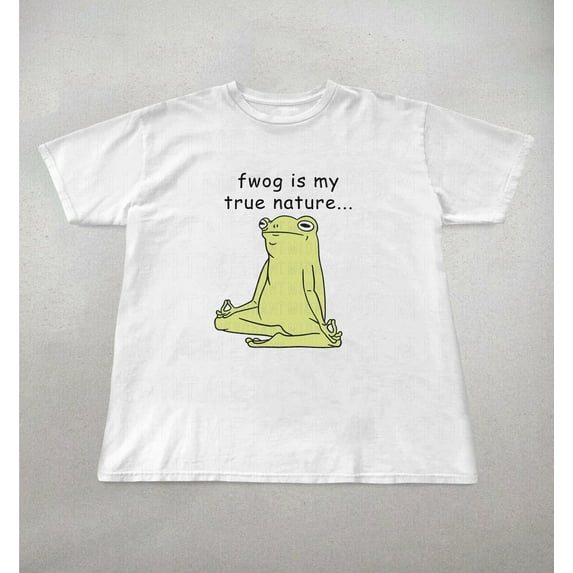 Fwog is my true nature T-shirt, Funny Frog shirts, Unisex shirts, Frog ...