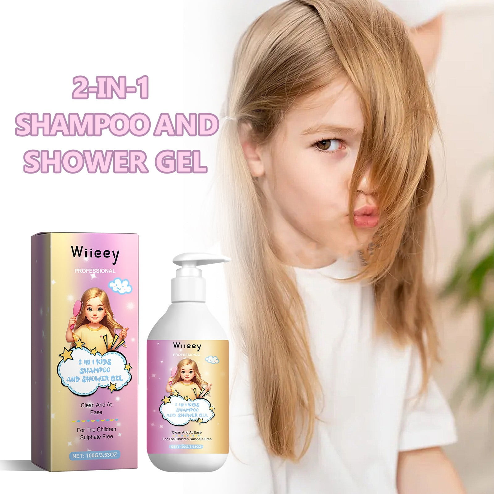 Fwohh Clearance ! Two-In-One Shampoo and Shower Gel, Hair Cleansing ...