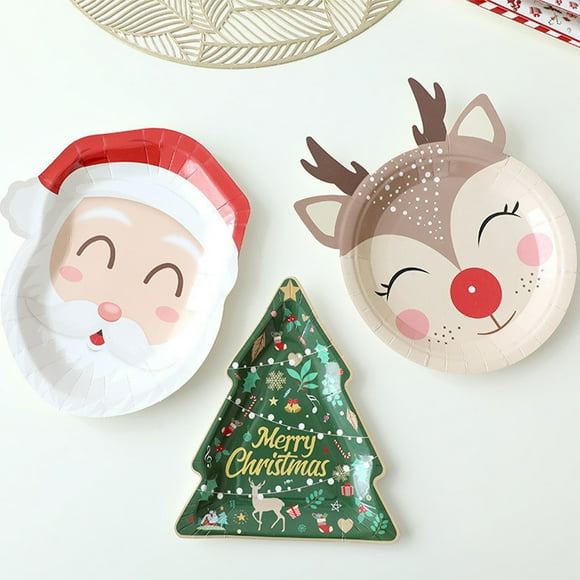 Decorative Christmas Plates for Holiday Decor and Celebrations