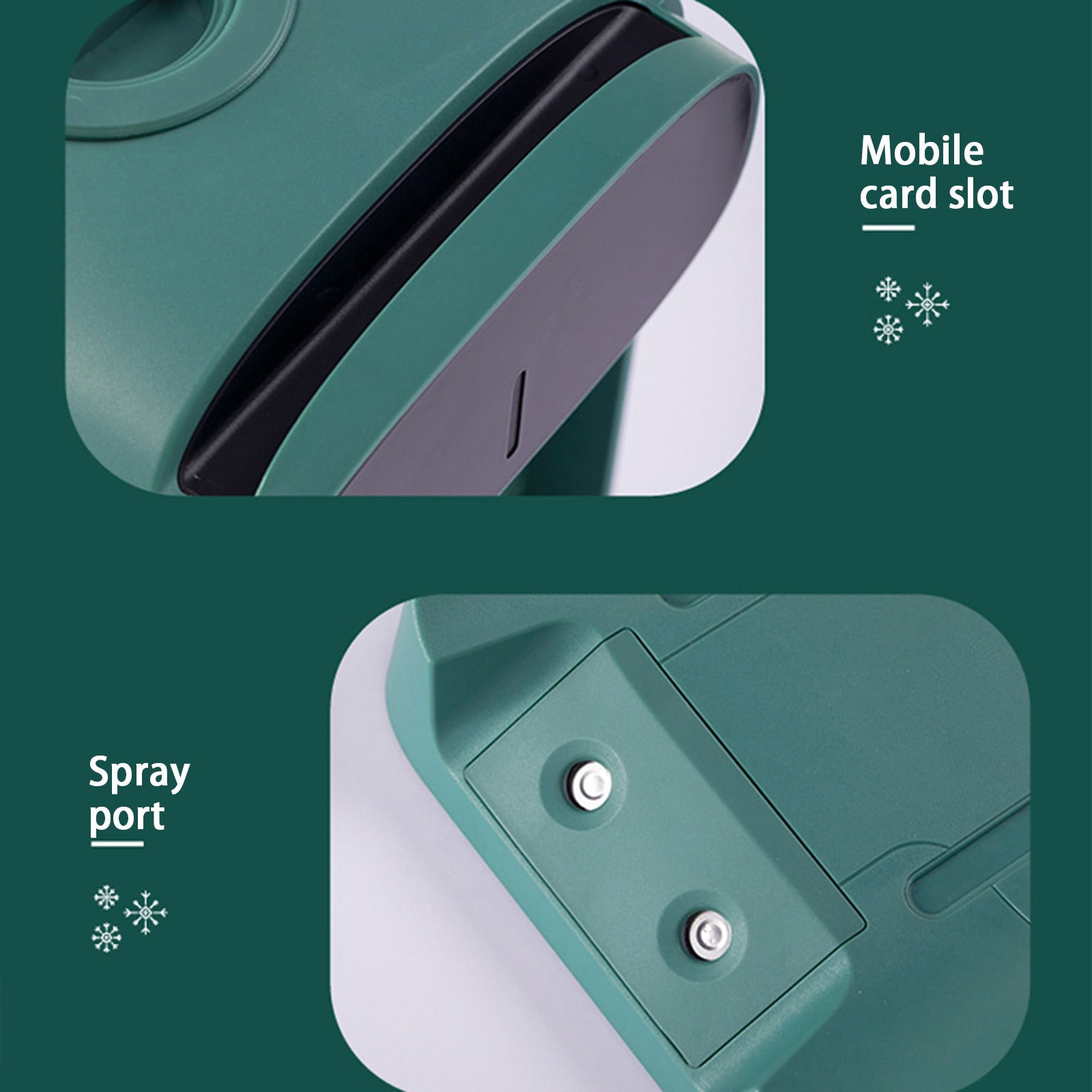 Fwttom Cooling Fan - Small Humidifier Water Cooling Desk Fan, Portable ...