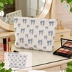 Travel Makeup Bag with Handle & Divider, Portable Cosmetic Case for ...
