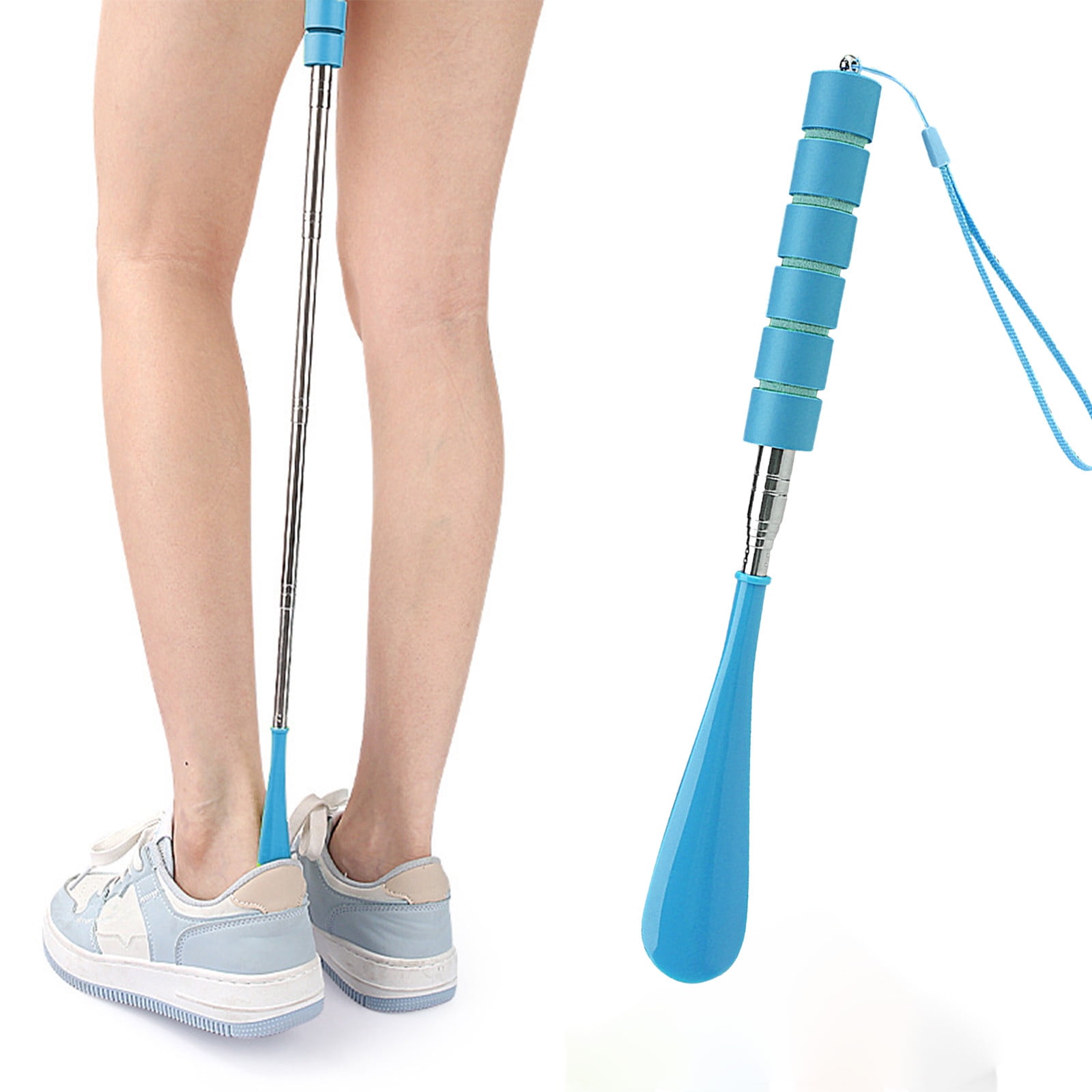 Fwttom Stainless Steel Lazy Shoe Horn, Retractable & Lengthenable ...