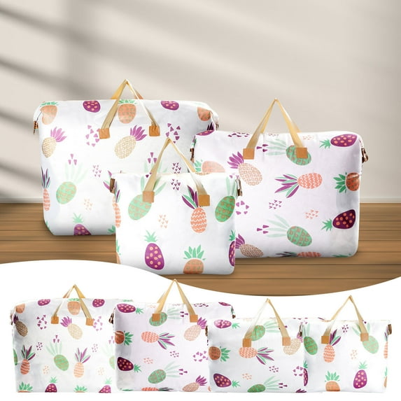 Fwttom Storage Bags, Extra Large Cute Parttern Printing Moving Bags ...