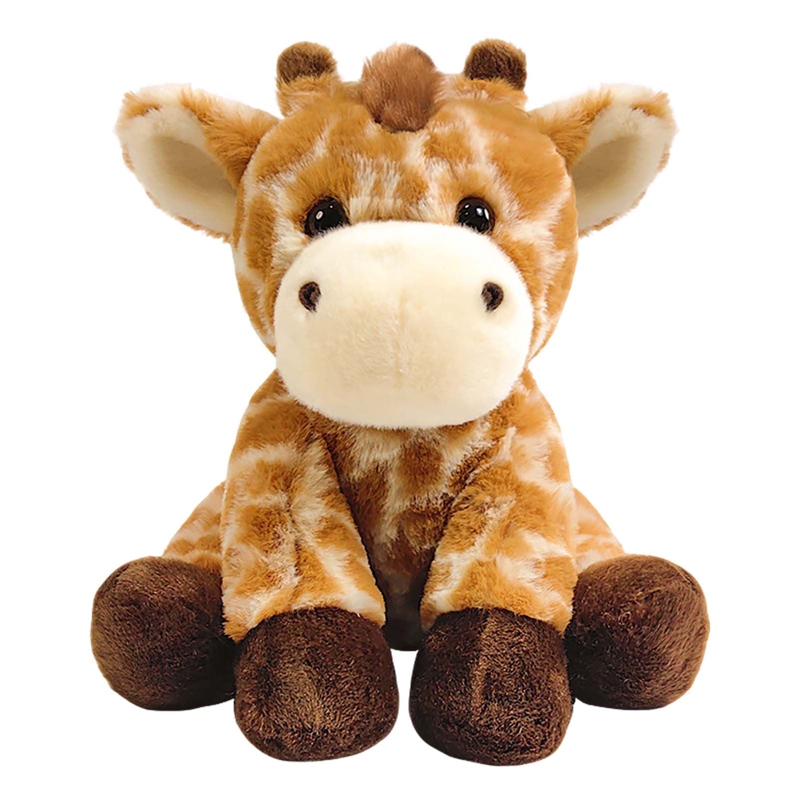 Fwttom Stuffed Animals Plushie - Cute Giraffe Plush Figure Toys Sitting ...