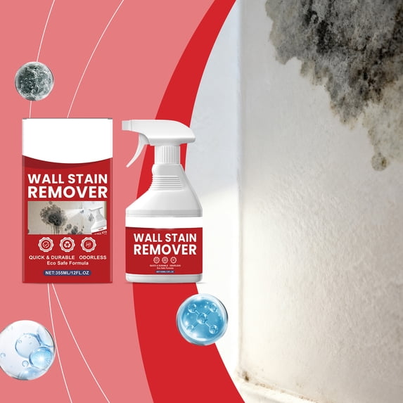 Fwttom Wall Cleaner Spray, Home Use Walls & Baseboards Cleaning Spray ...